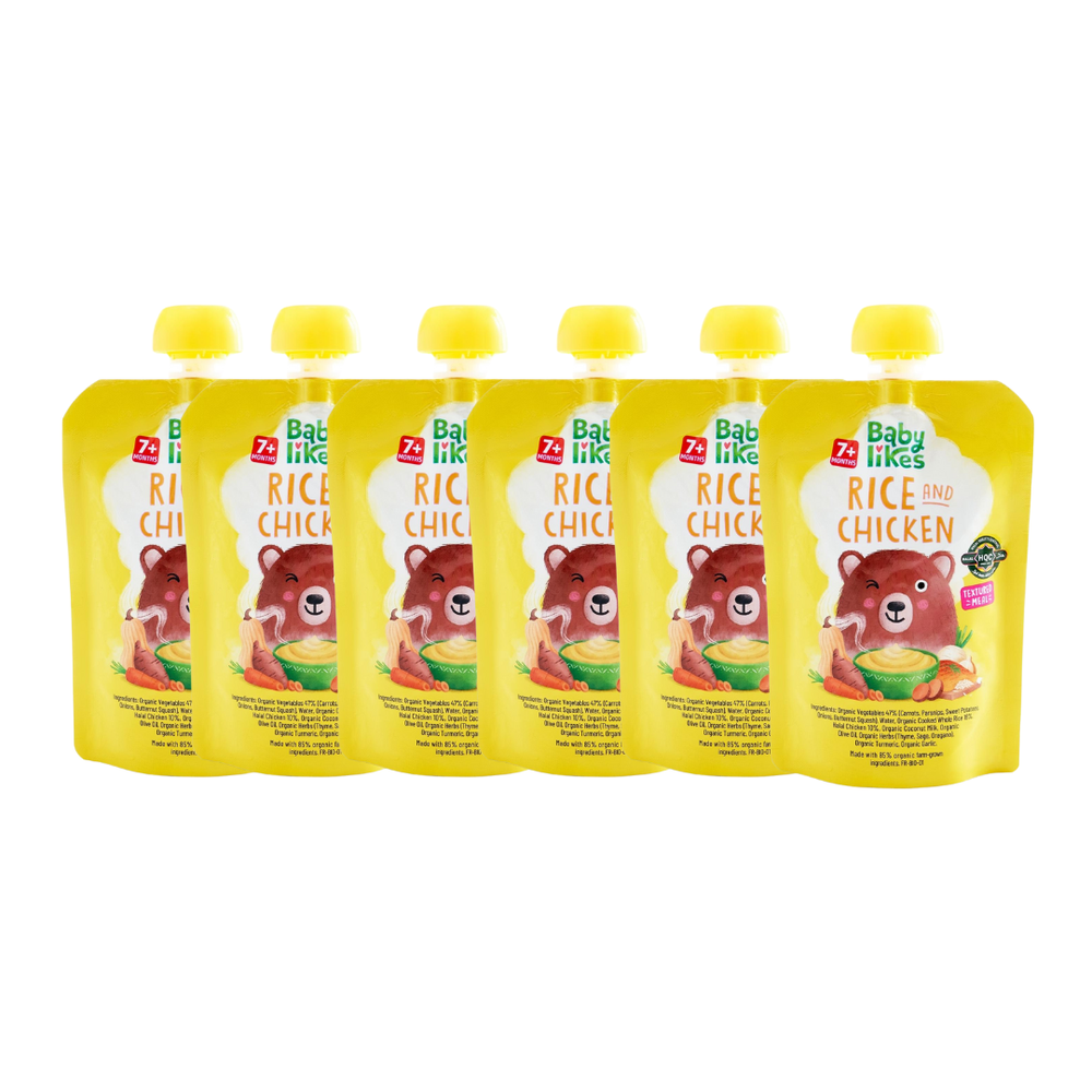 Buy Babylikes - Halal Baby Puree Food Pouch - Rice And Chicken - 130 g ...
