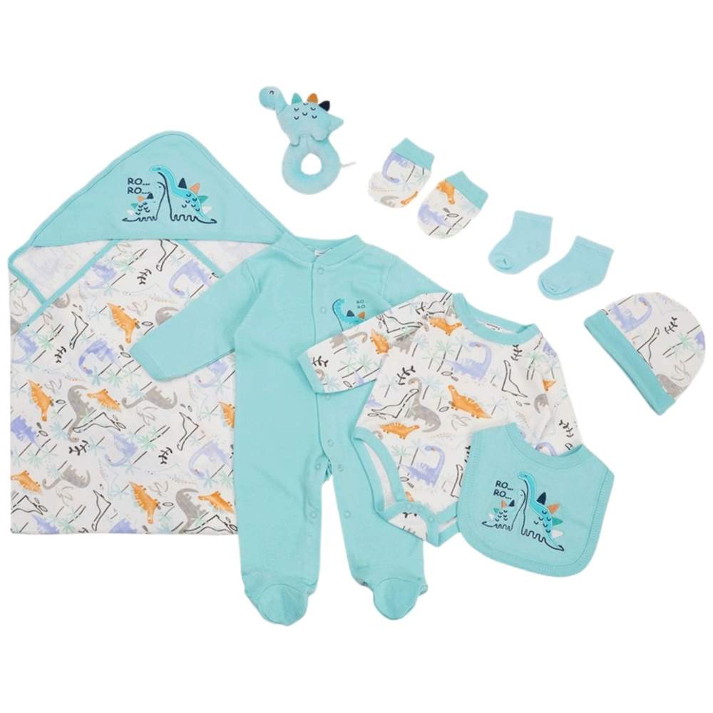 Buy Sunnozy - 8pc-Set - Baby Boy's Little Dinosaur Matching Set - Blue ...