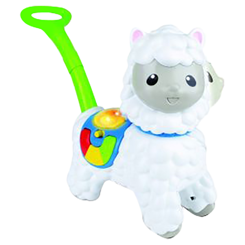 Buy Winfun - Push-Along Toy - Little Alpaca - White in UAE | Mumzworld