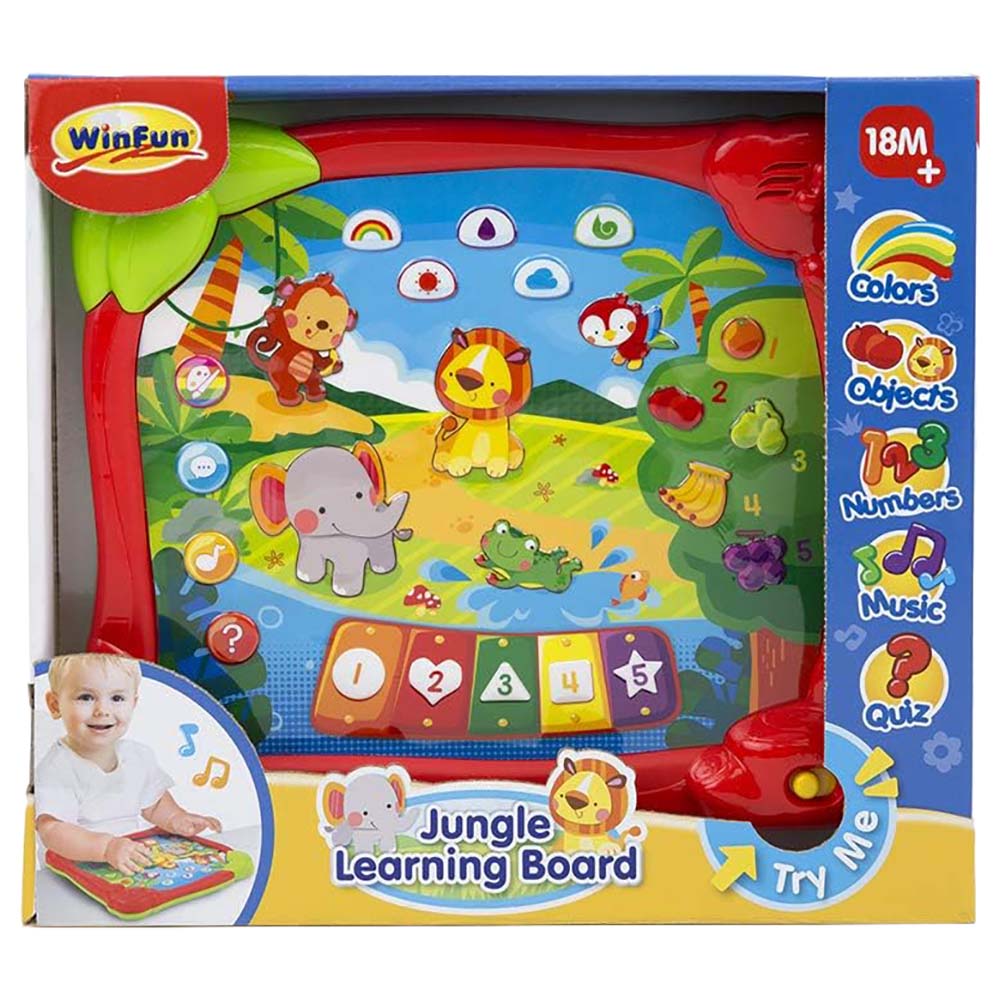 Buy Winfun - Jungle Learning Board in UAE | Mumzworld