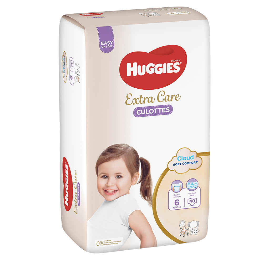 Buy Huggies - Extra Care Culottes Diaper Pants - 15-25 Kg - Size 6 ...