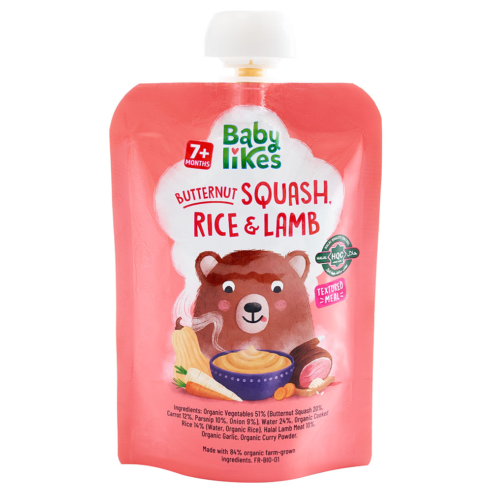 Buy Babylikes - Halal Baby Puree Food Pouch - Butternut Squash With ...