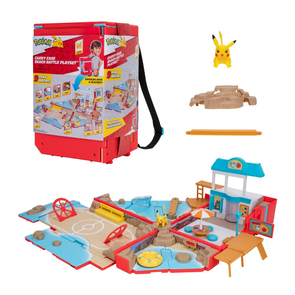 Buy Pokemon - Cary Case Beach Battle Playset in UAE | Mumzworld