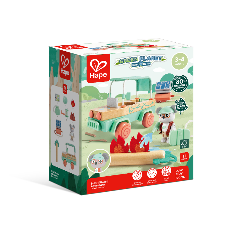 Buy Hape - Solar Offroad Adventures Car Playset - 11 Pcs in UAE | Mumzworld