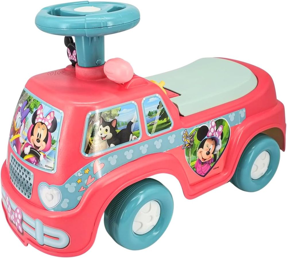Buy Kiddieland - Disney Junior Minnie Mouse Activity Ride-On Camper Van ...