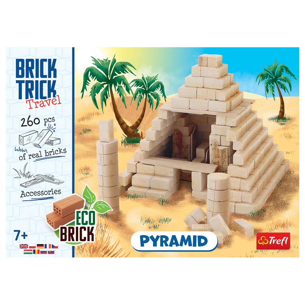 Buy Bricks - Trick Travel Pyramid Egypt Kit - 260pcs in UAE | Mumzworld