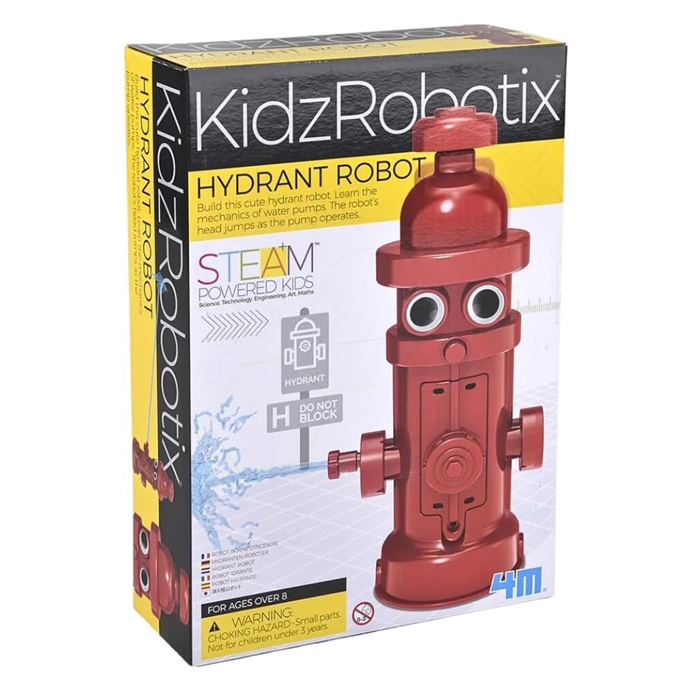Buy 4M - Kidzrobotix Hydrant Robot Kit Online | Mumzworld