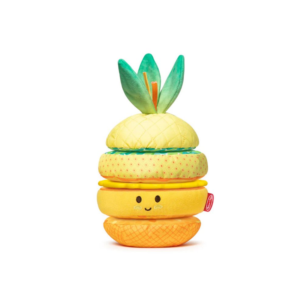 Buy Melissa & Doug Pineapple Soft Stacker Toy - Yellow in KSA | Mumzworld