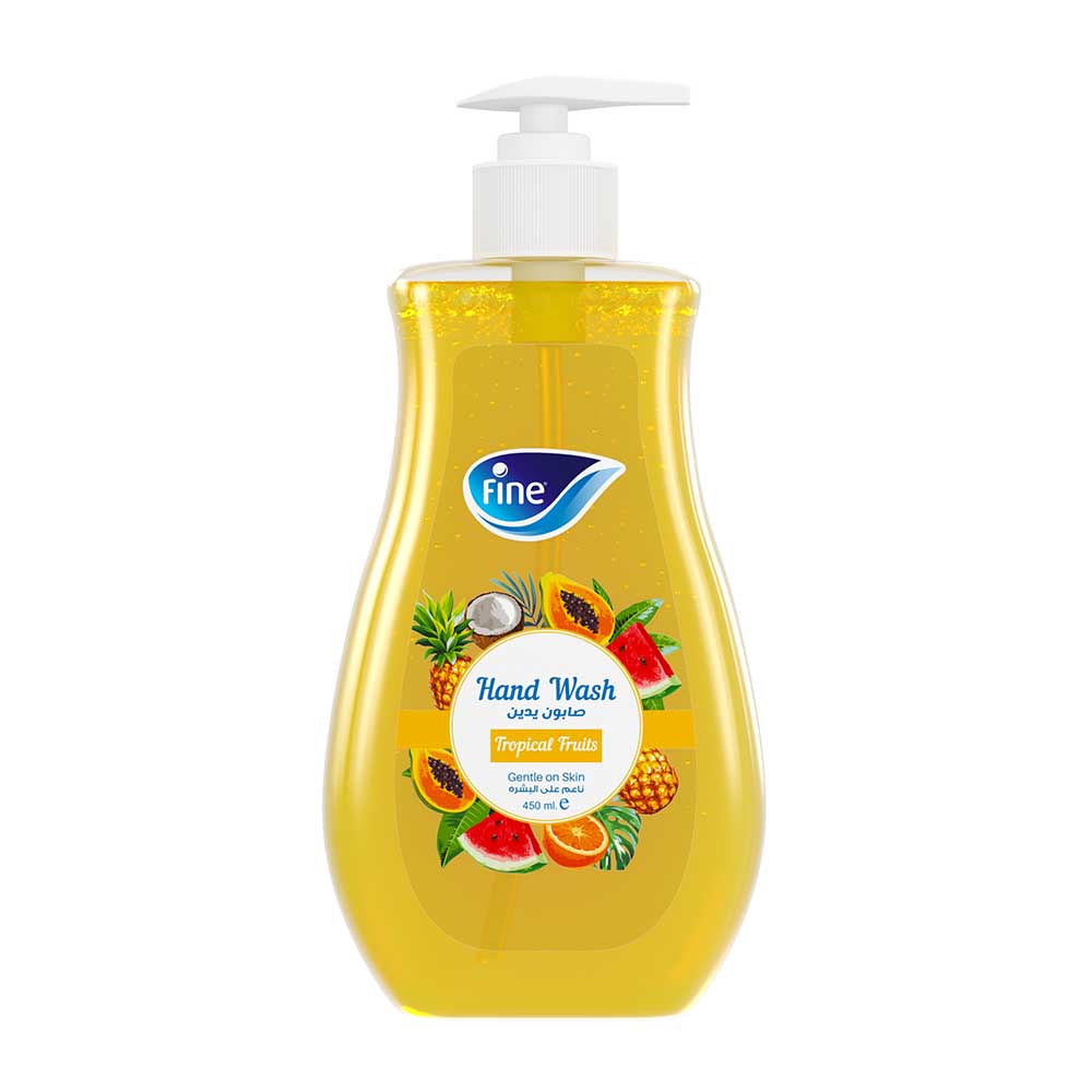Buy Fine - Liquid Hand Wash - Tropical Fruits - 450 ml in UAE | Mumzworld