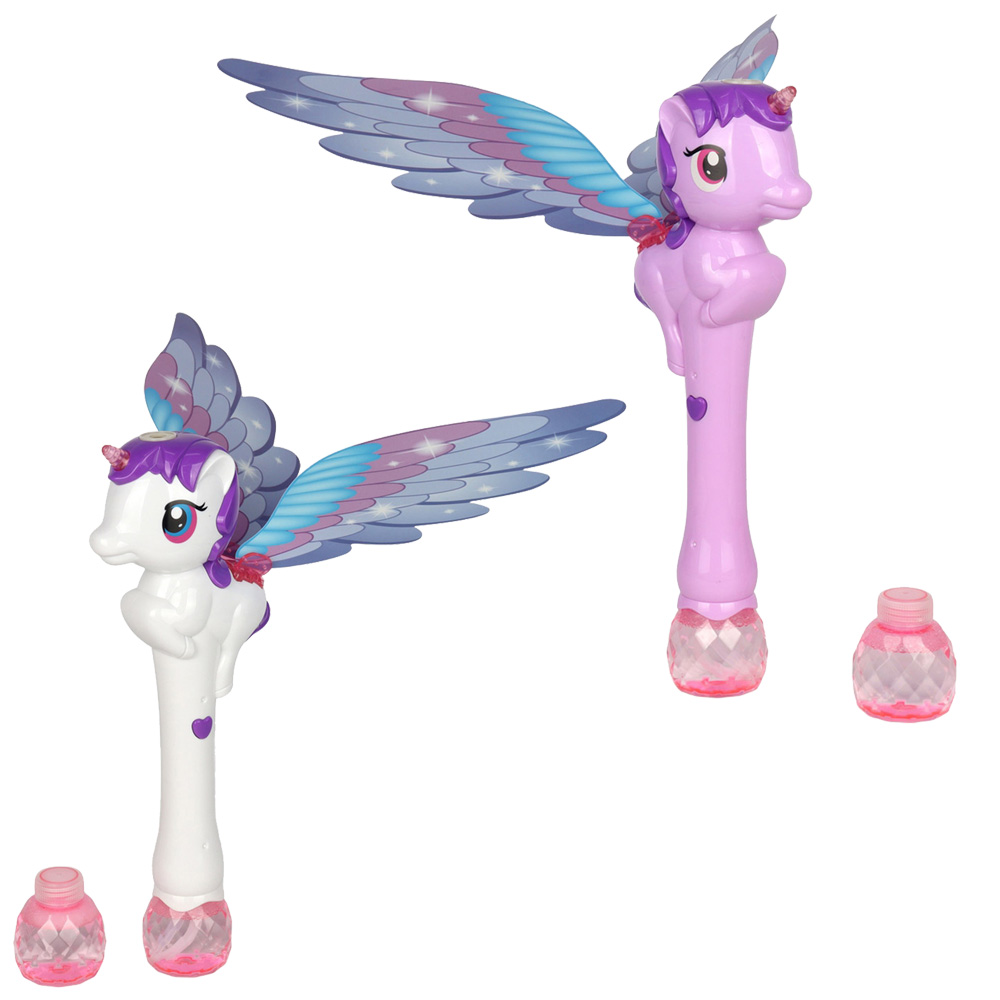 Buy Galaxy Bubbles - Unicorn Bubble Machine With 2x50ml Bubble Solution ...