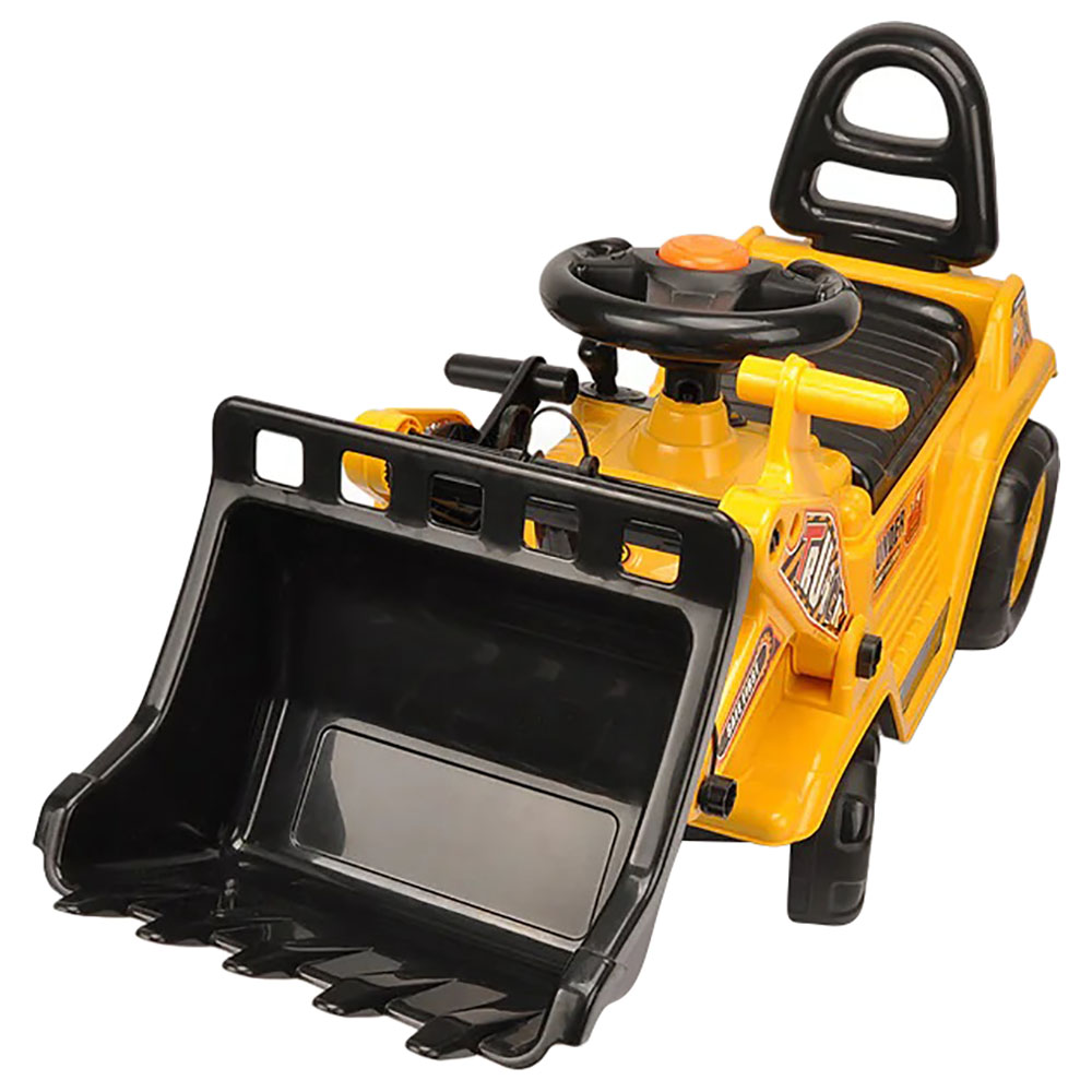 Buy Mini Panda - Bulldoze Buddy Ride-On Car - Yellow in UAE | Mumzworld