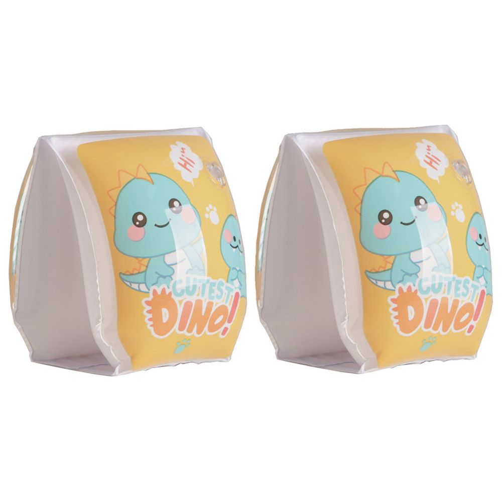 Buy Buddiez - Kids Swim Armband - Dinosaur - Yellow in UAE | Mumzworld