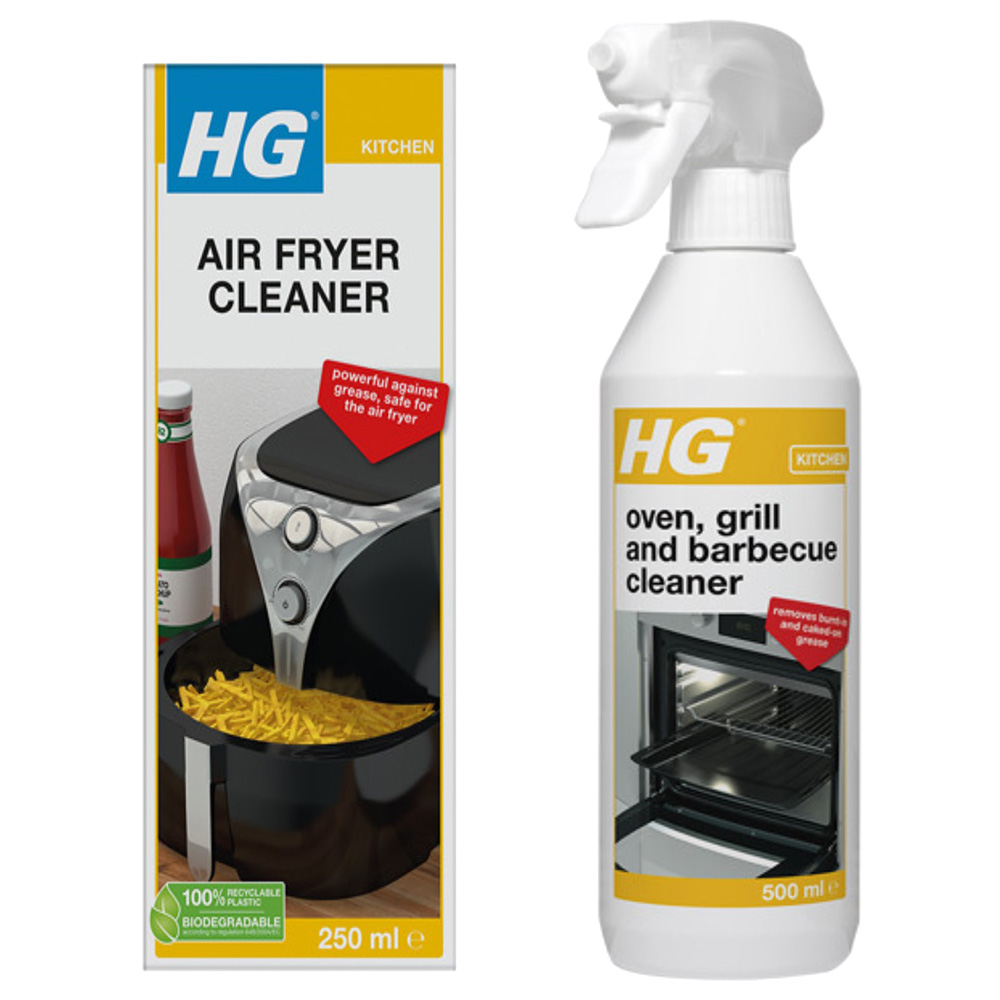 Buy HG - Air Fryer Cleaner - 250ml With Oven Grill & Barbecue Cleaner ...