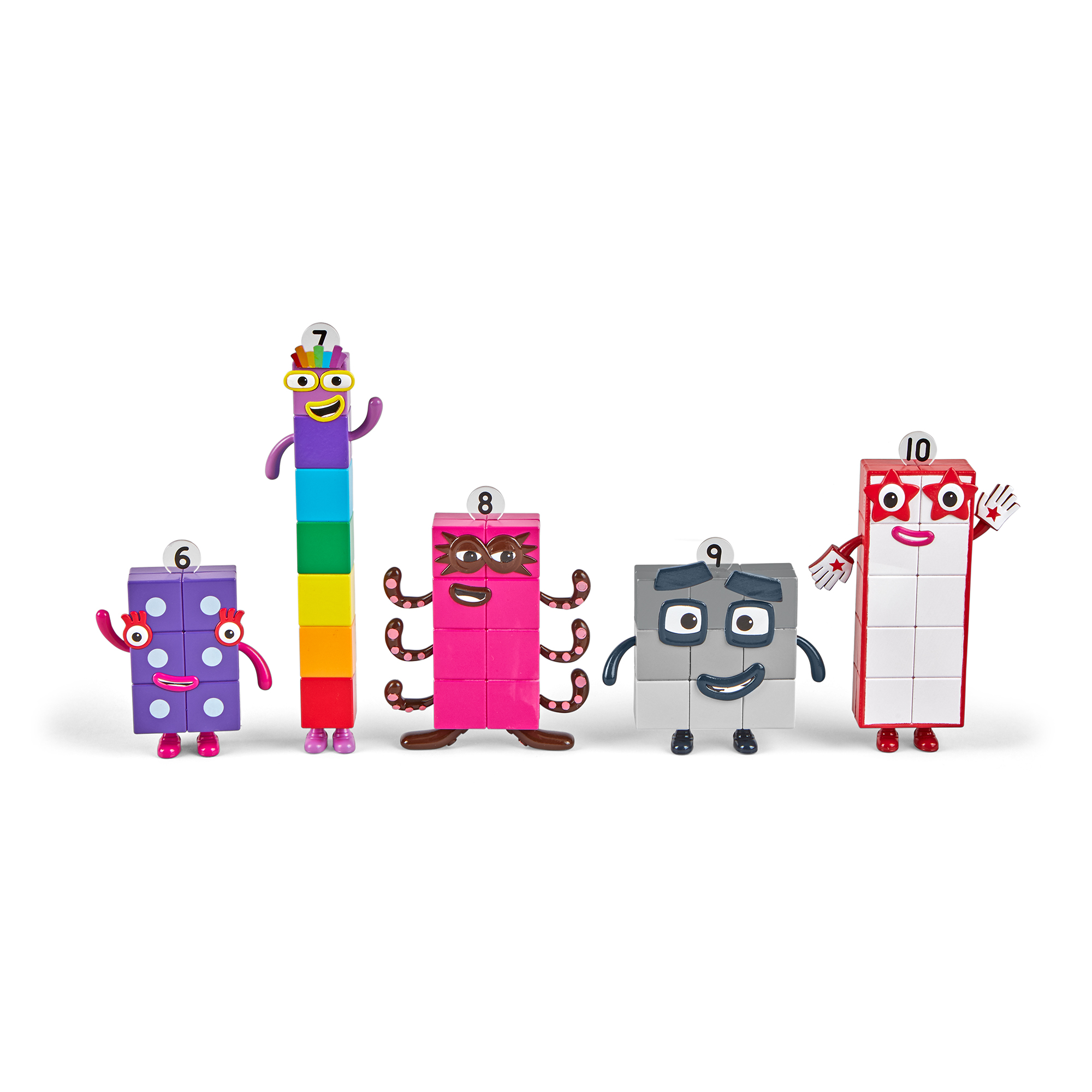 Learning Resources - Play Figures - Numberblocks Friends Six To Ten