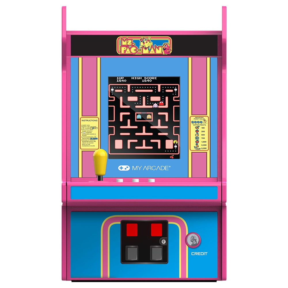 Buy My Arcade - Ms. Pac-Man Micro Player Mini Arcade With 100 Games in ...