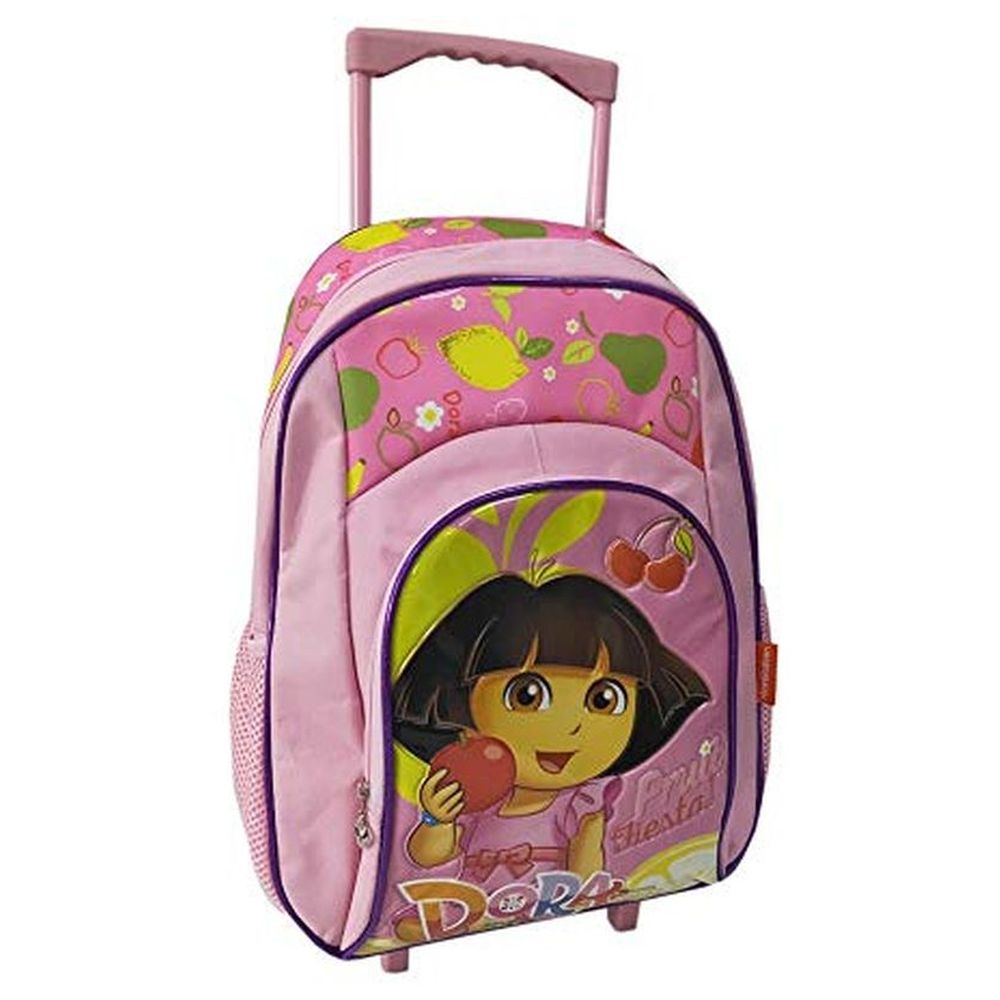 Buy Dora The Explorer - Double Handle Trolley School Bag - 14-Inch/36cm ...