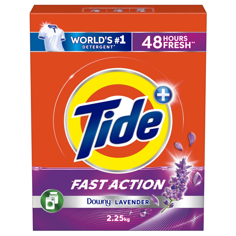 Buy Tide - Fast Action Laundry Detergent Powder - Lavender - 2.25 Kg at ...