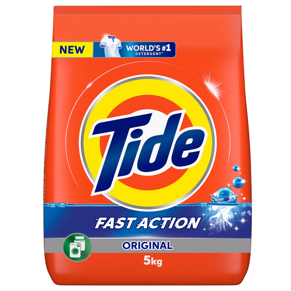 Buy Tide - Fast Action Original Laundry Detergent Powder - 5 Kg in UAE ...