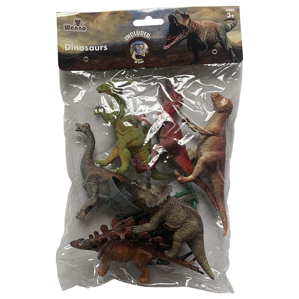 Buy Wenno - Dinosaur Playset - 10pcs in UAE | Mumzworld