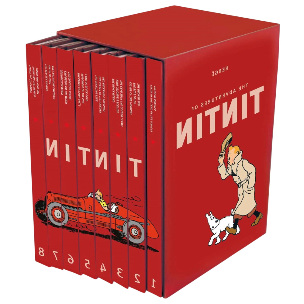 Buy The Complete Adventures of Tintin Collection 8 Books Gift Set ...