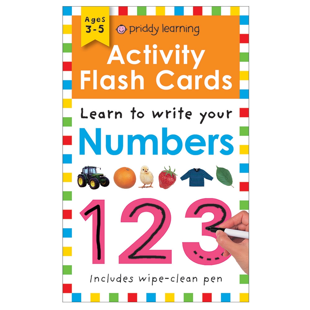 Buy Activity Flash Cards : Learn to Write Your Numbers Online | Mumzworld