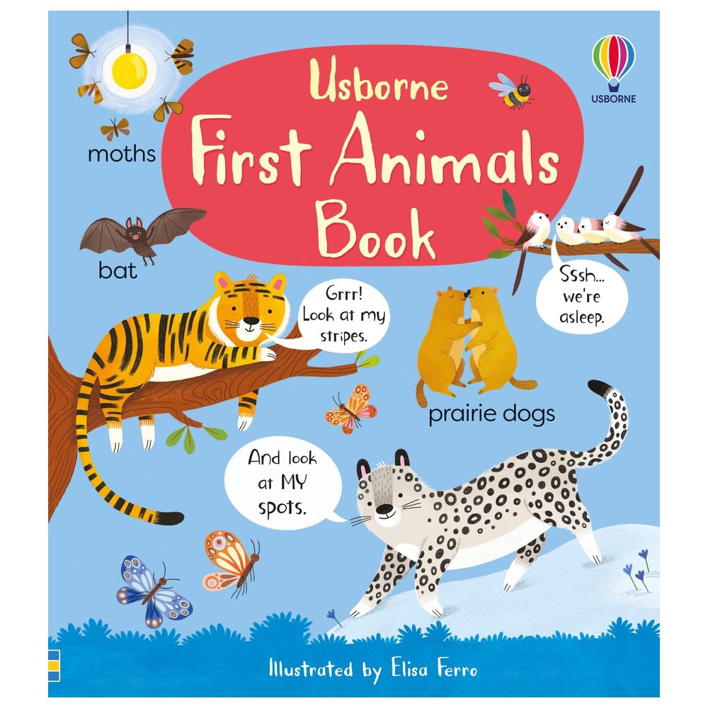 Buy Usborne Books - First Animals Book in UAE | Mumzworld
