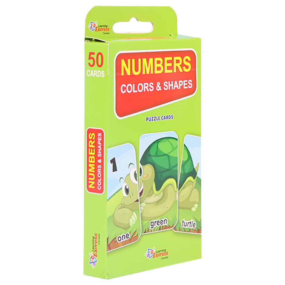 Buy Learning Express: Kids Cards - Numbers Colours & Shapes in UAE ...