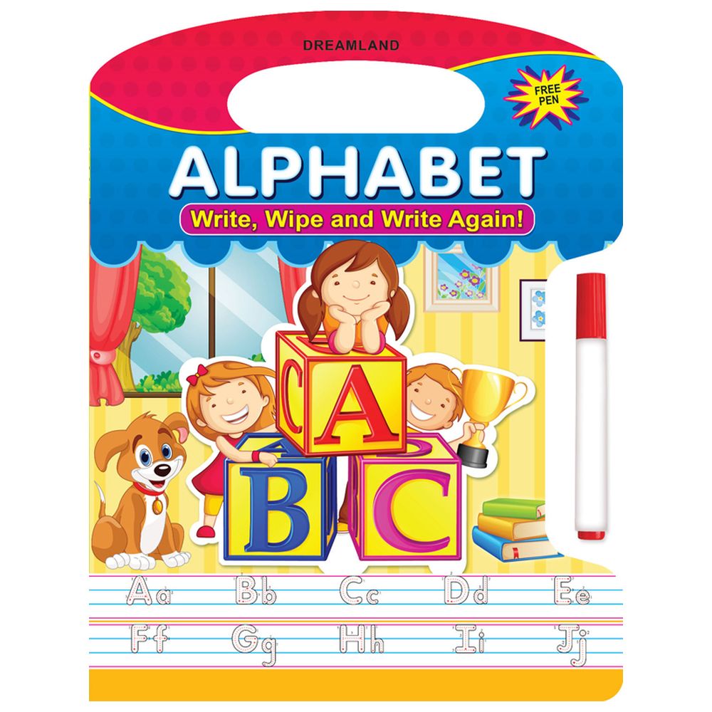 Buy Write and Wipe Book - Alphabets Online | Mumzworld