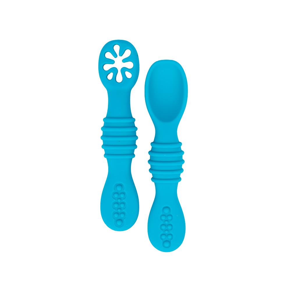 Buy Babies Basic First Stage Silicone Training Spoon With Masher ...