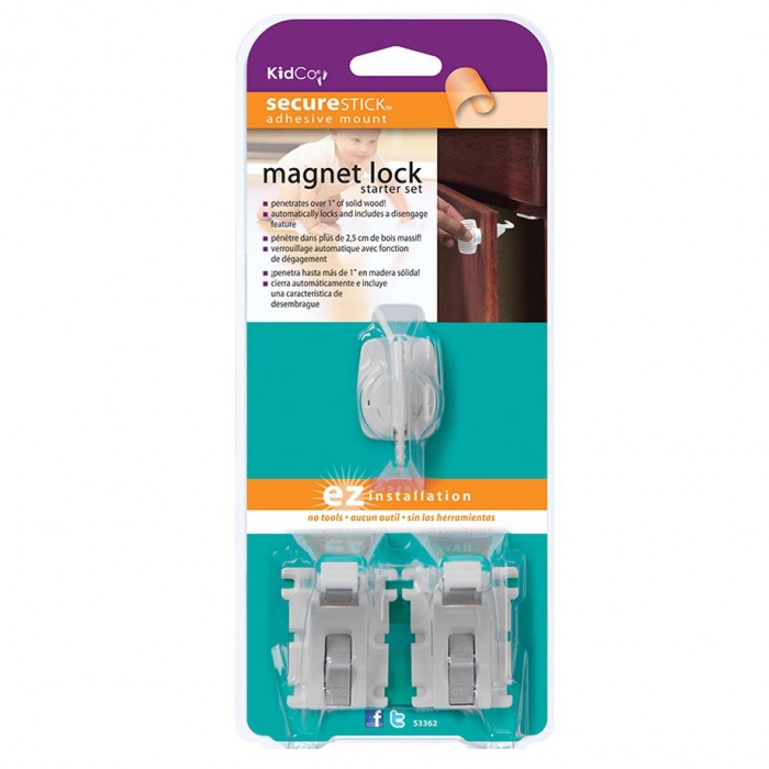 Buy Kidco Adhesive Mount Magnet Lock-Starter Set Online | Mumzworld