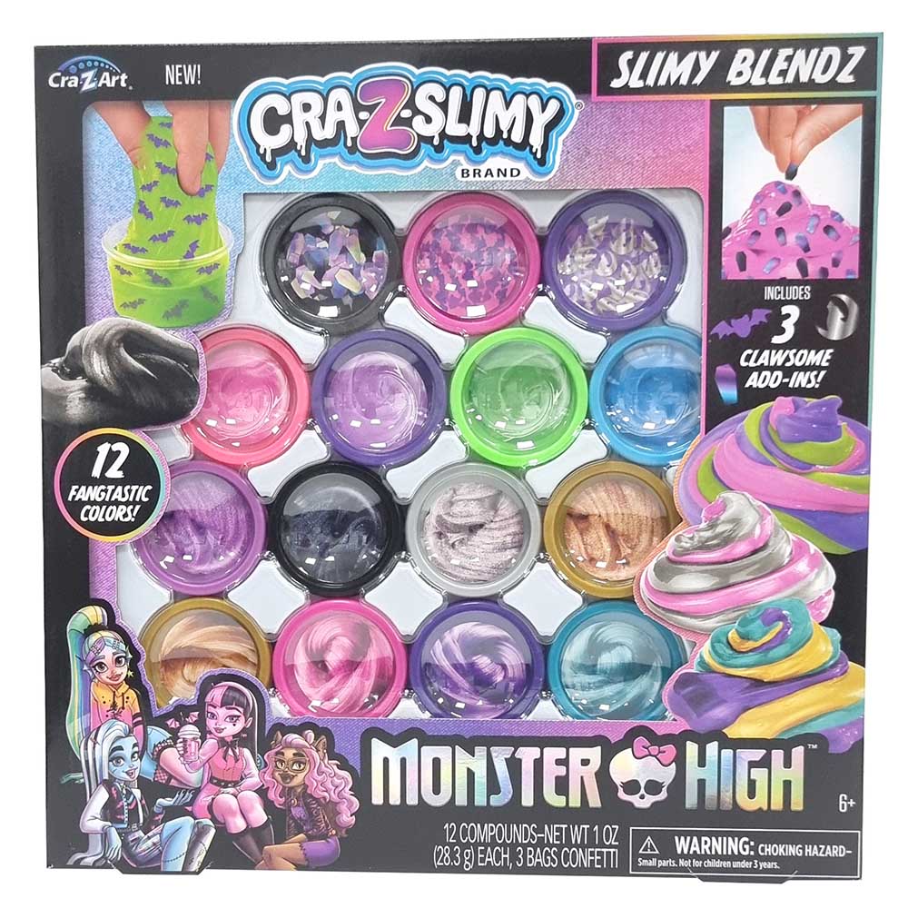 Buy Monster High - Slimy Blendz Slime Kit - 12pcs in UAE | Mumzworld