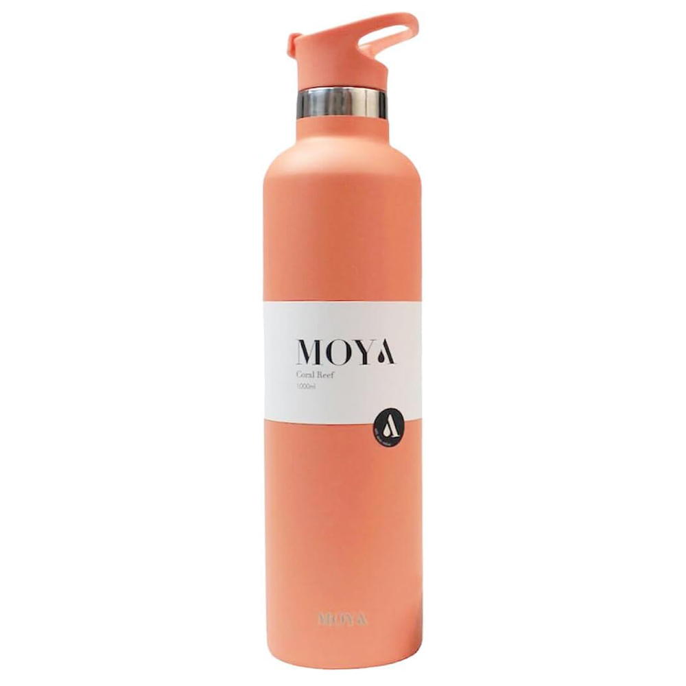 Buy Moya - Coral Reef Insulated Water Bottle w/ Spout Lid - Coral - 1 L ...