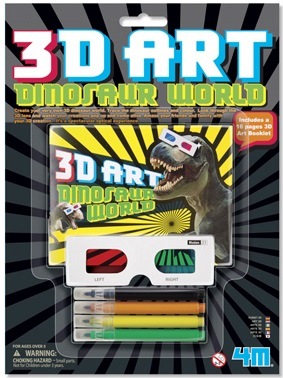 Buy 4M 3D Art Dinosaur World Arts & Crafts Kit in UAE | Mumzworld
