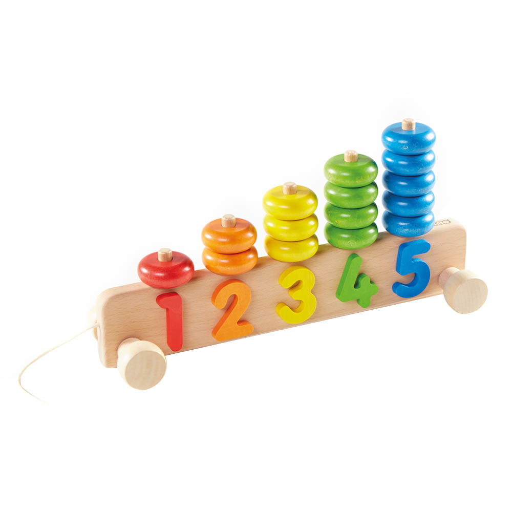 Buy TTS - Wooden Counting Stacking Toy in UAE | Mumzworld