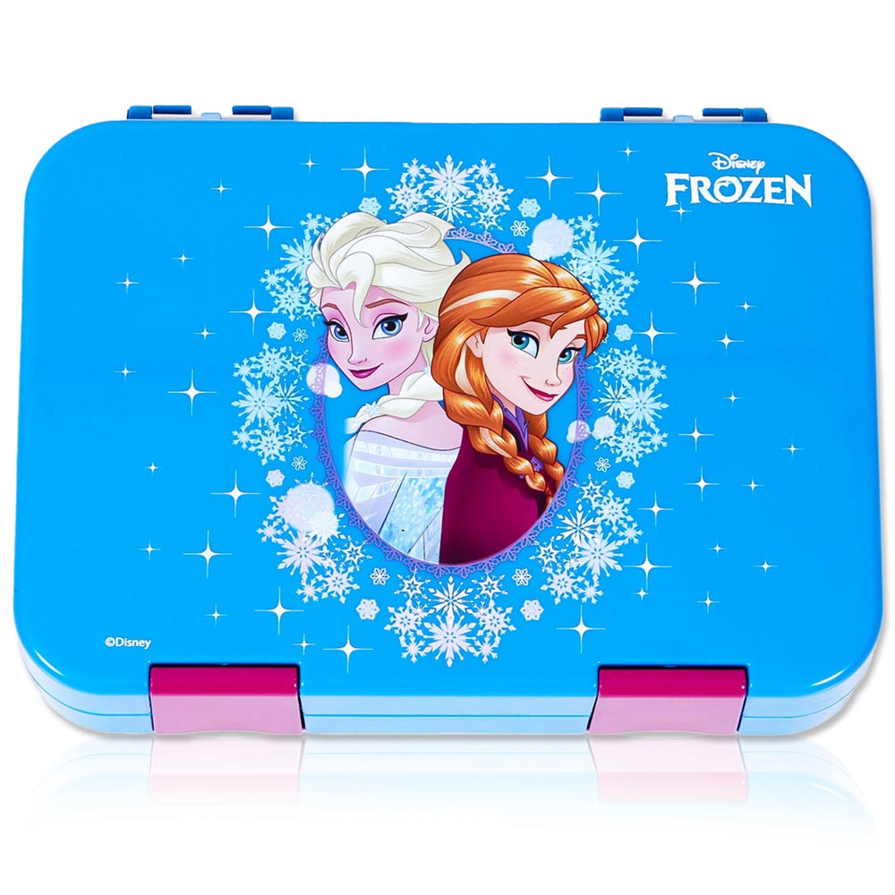 Buy Eazy Kids - Disney Frozen Elsa Anna Bento Lunch Box - Blue - 6 ...