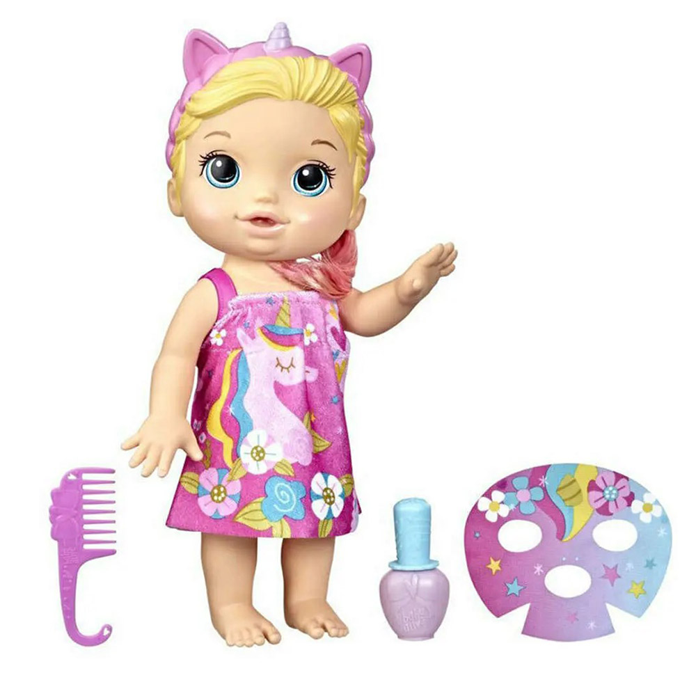 Buy Baby Alive - Glam Spa Baby Doll Set - 5 Pcs in UAE | Mumzworld
