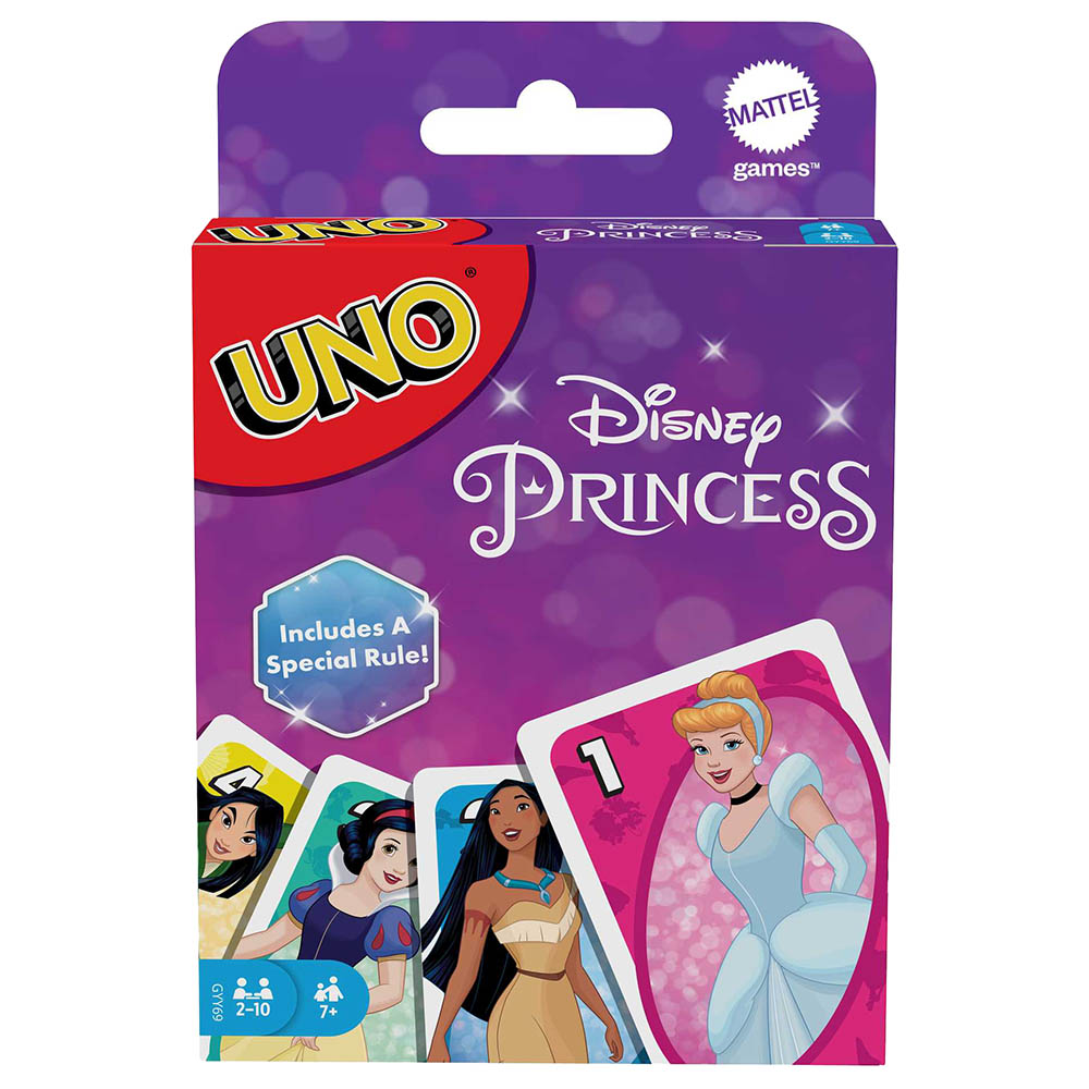 Buy Mattel Games - Uno Disney Princess Card Game in UAE | Mumzworld