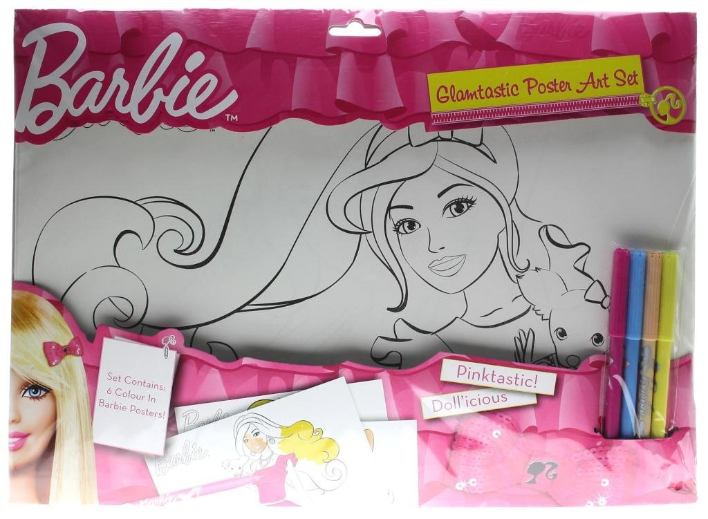 Buy Barbie Poster Art Set in KSA | Mumzworld