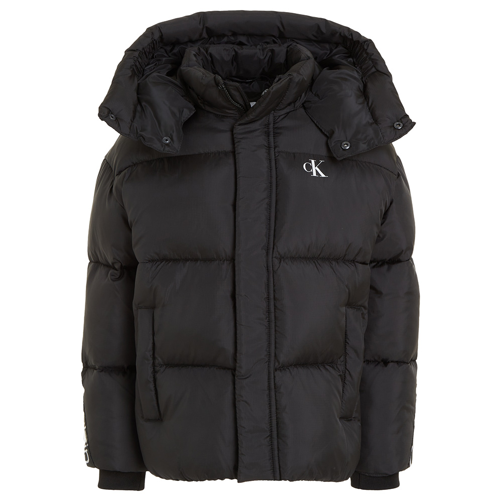 Buy Calvin Klein - CK Logo Tape Puffer Jacket - Black in UAE | Mumzworld