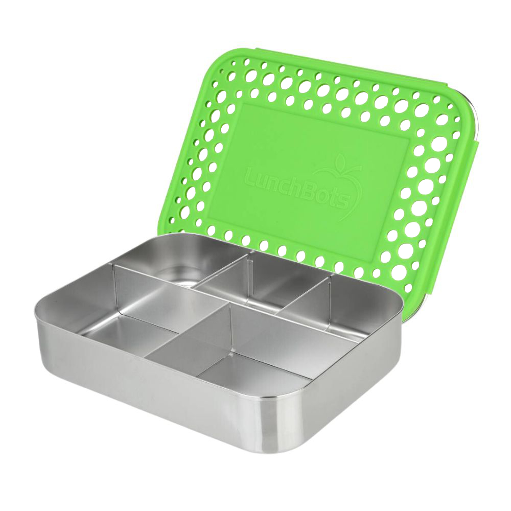 Buy Lunchbots - Cinco Bento 5 Compartment Stainless Steel Lunchbox ...
