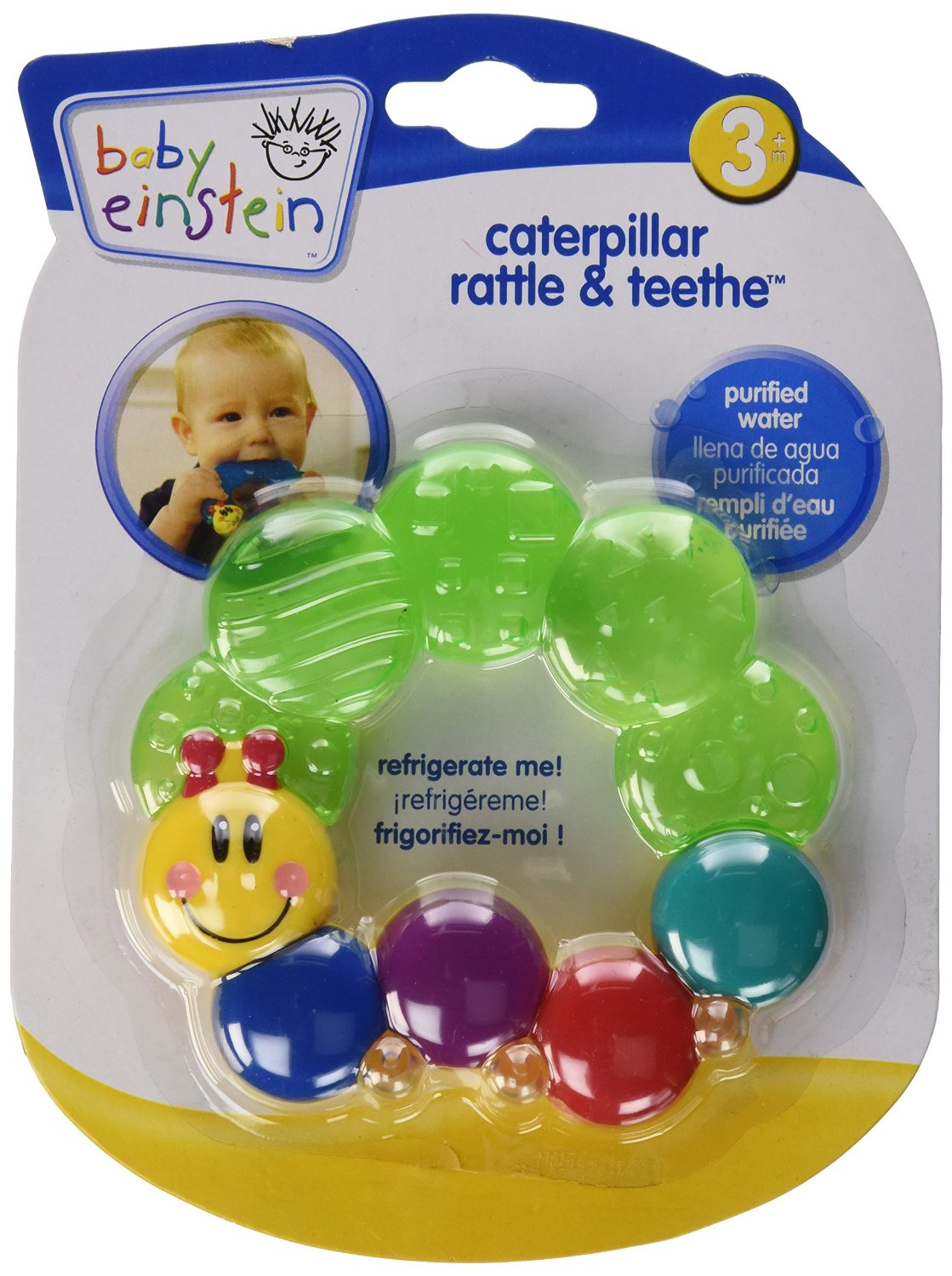 Buy Baby Einstein™ Rattle and Teether Caterpillar in UAE | Mumzworld