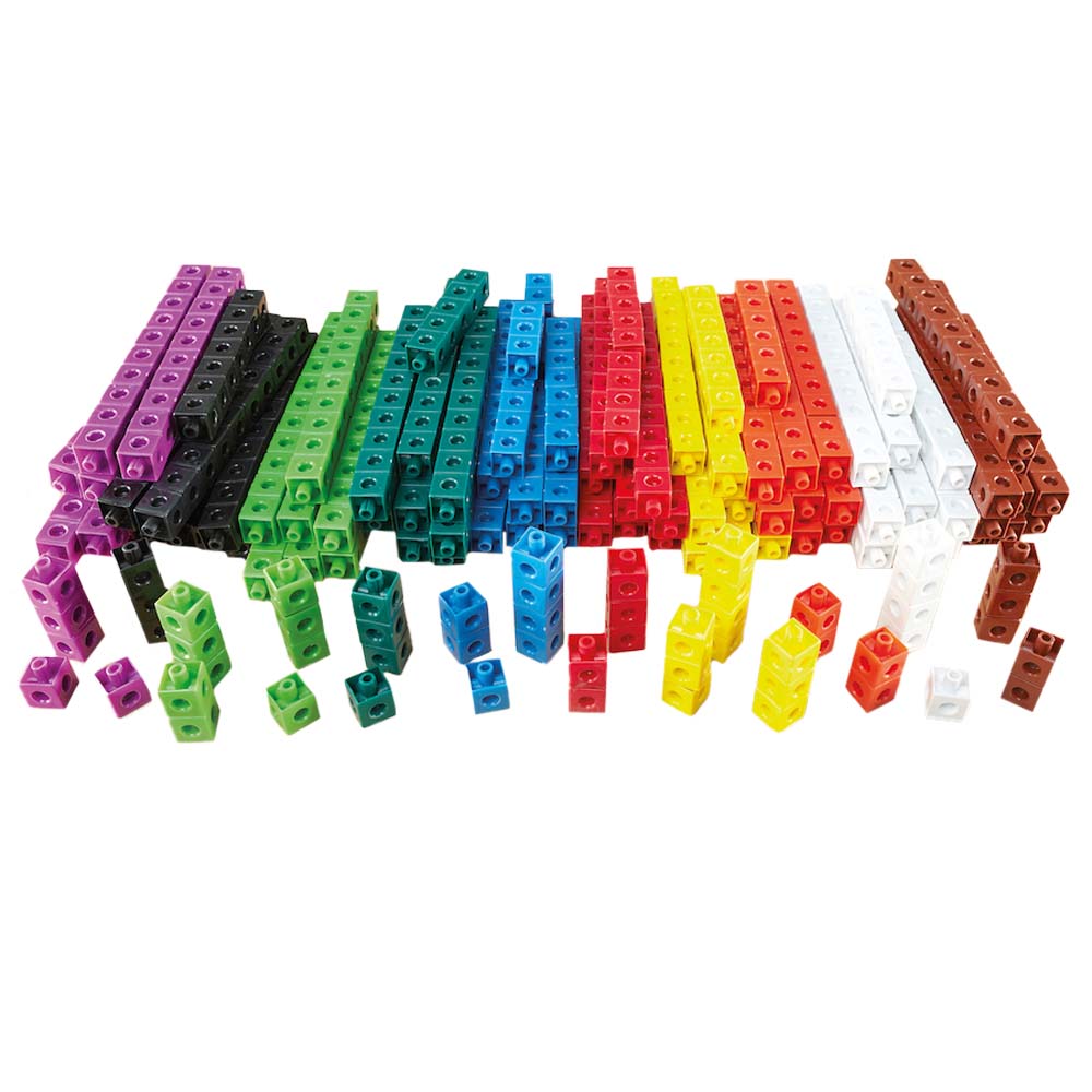 Buy TTS - Colourful Snap Counting Cubes - 1000pcs in UAE | Mumzworld