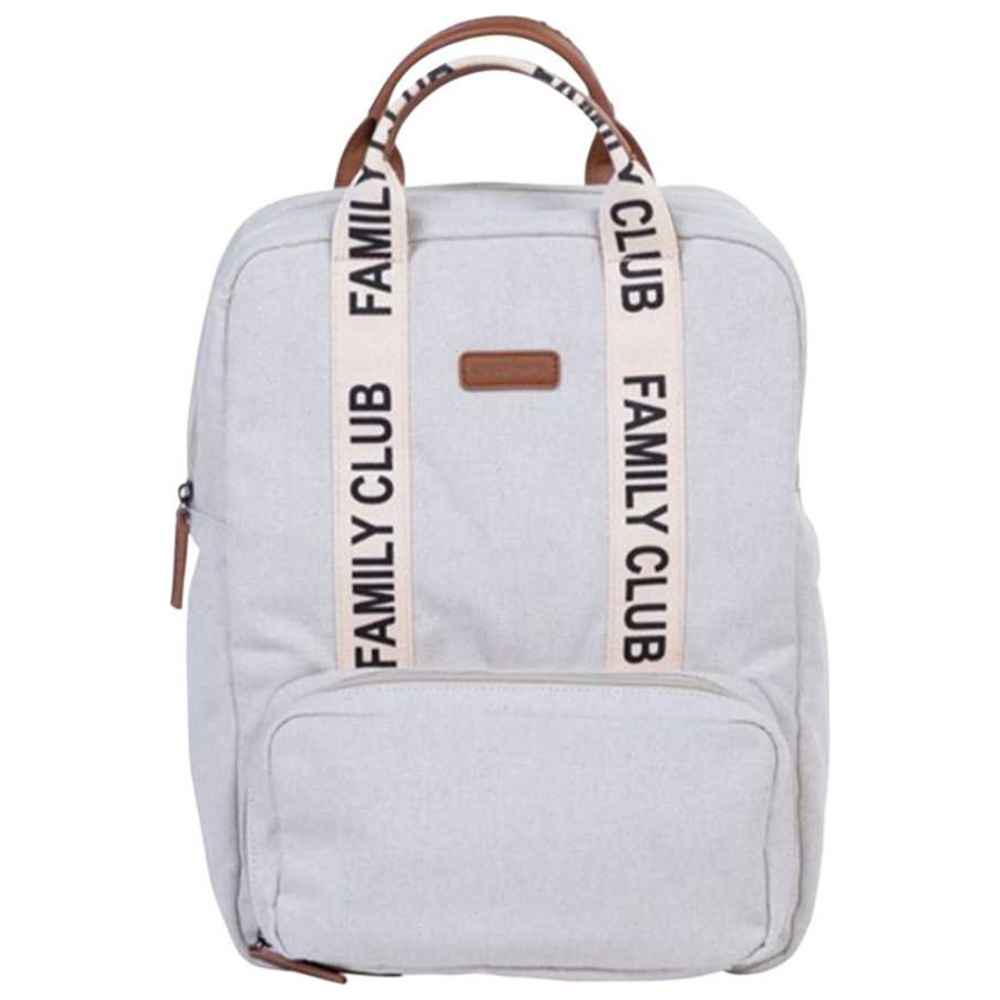 Buy Childhome - Signature Canvas Family Club Backpack - Off White in ...
