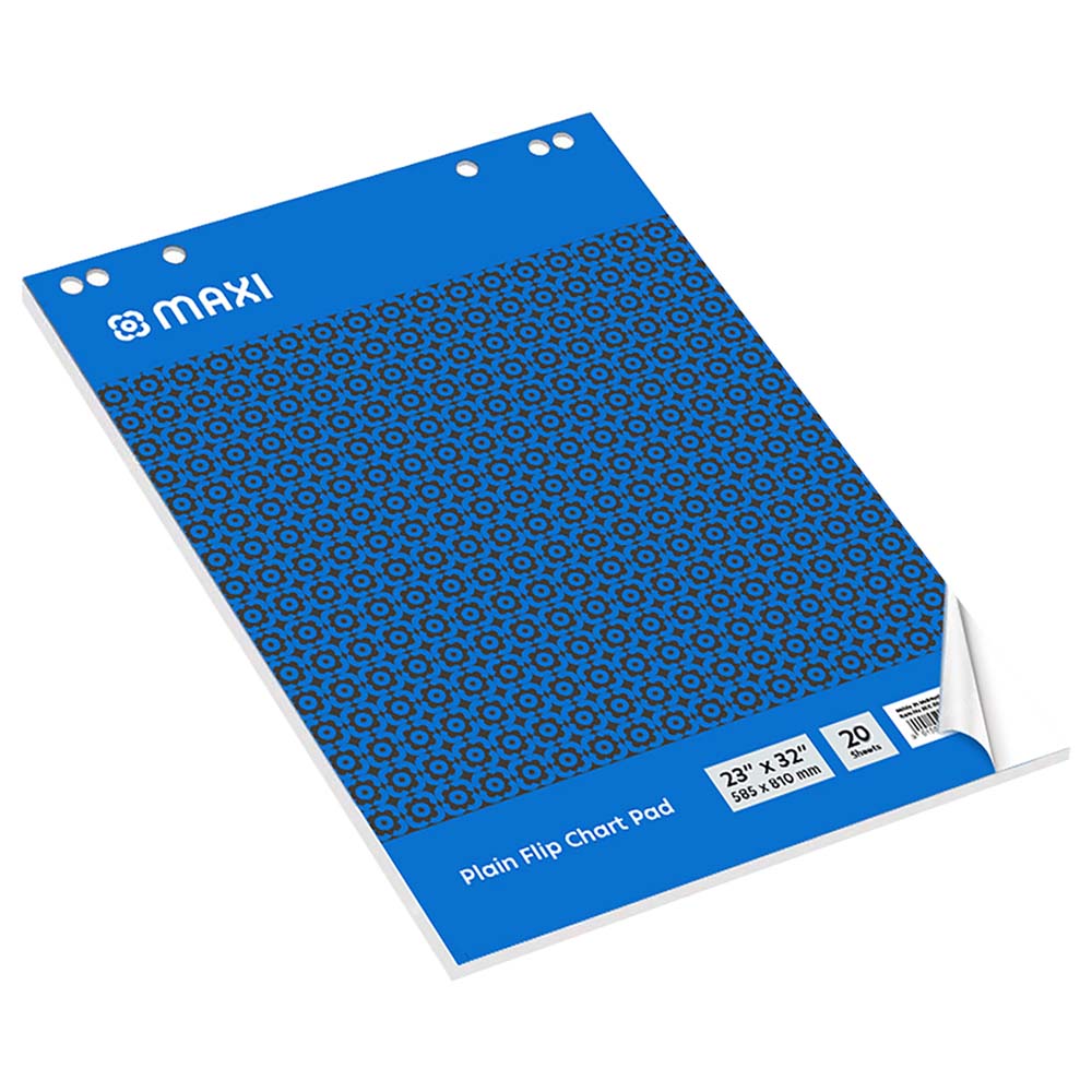 Buy Maxi - Flip Chart Pad - White - 585x810 mm - 20 Sheets in UAE ...