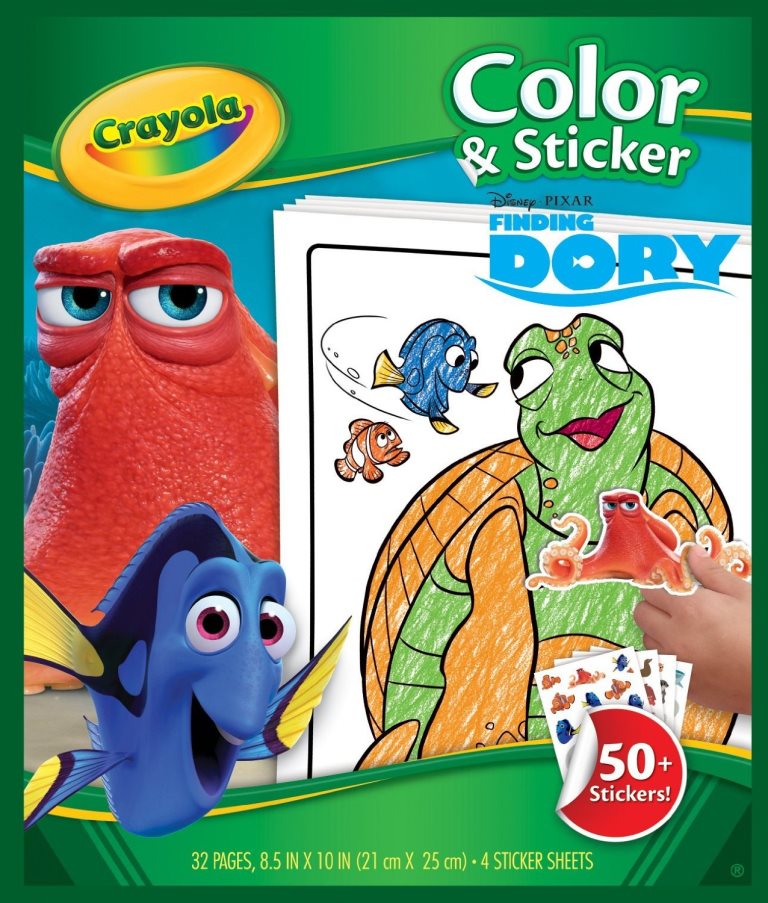Buy Crayola Finding Dory Color & Sticker Book in KSA | Mumzworld