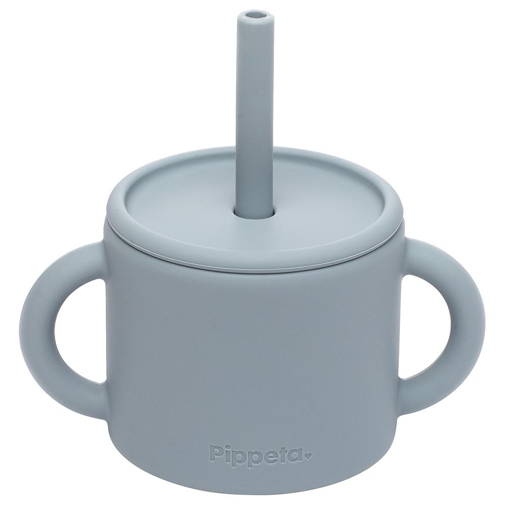 Buy Pippeta - Silicone Cup & Straw - Sea Salt - 180ml in UAE | Mumzworld