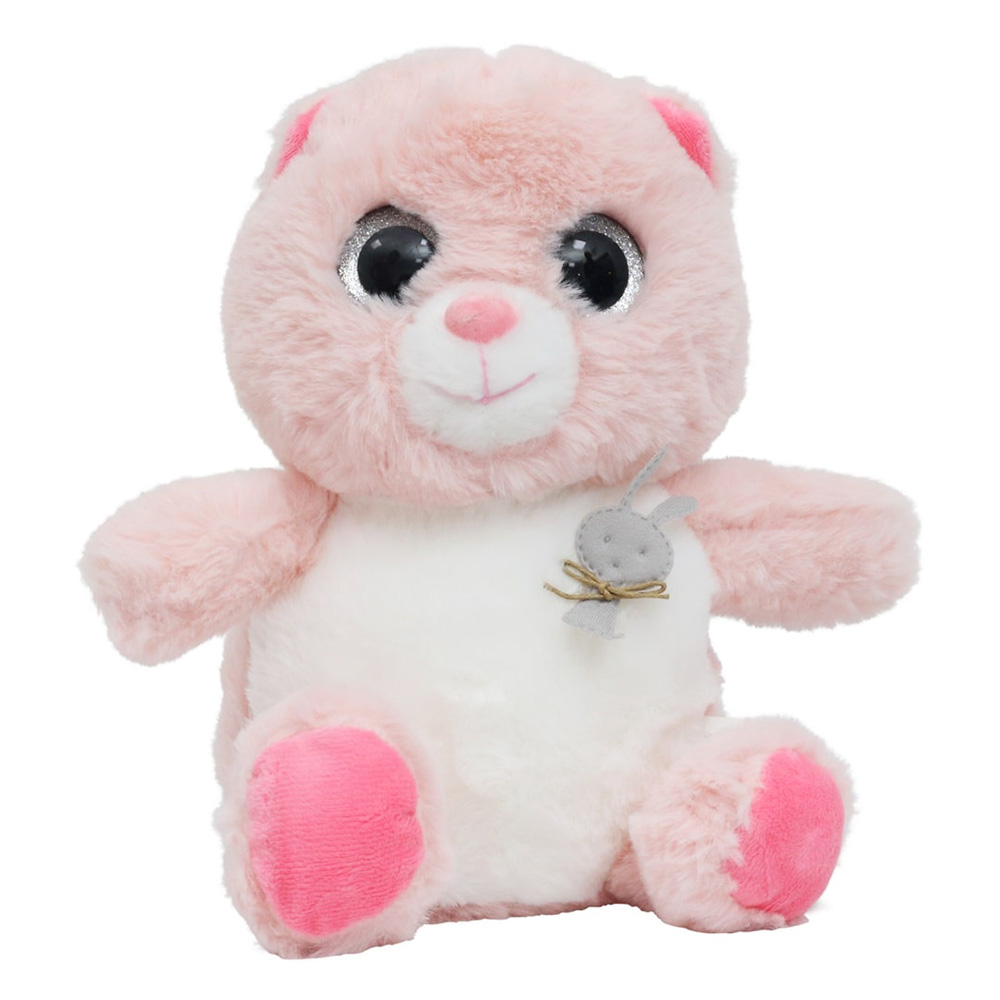 Buy Toto Toys - Plush Soft Toy - TY Eyes Bear - Pink - 23 cm in UAE ...