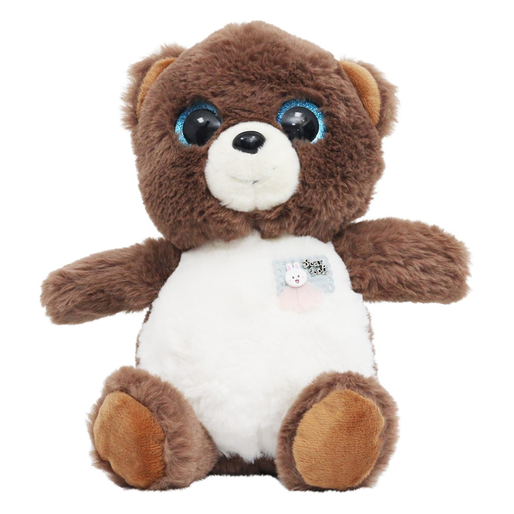 Buy Toto Toys - Plush Soft Toy - TY Eyes Bear - Brown - 23 cm Online ...