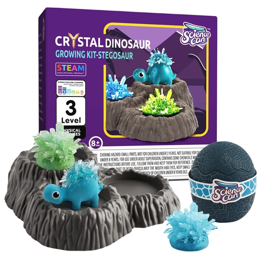 Buy Science Can - Crystal Dinosaur Growing Kit - Stegosaurus in UAE ...
