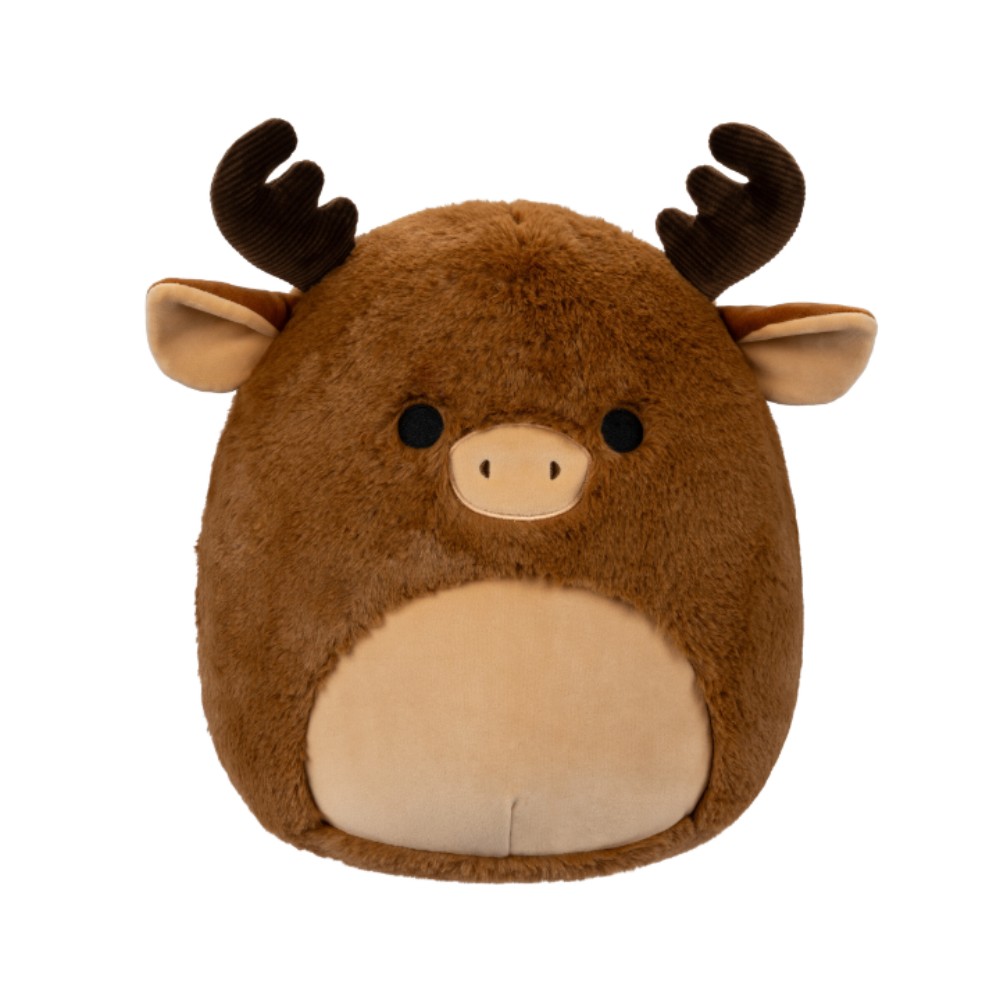 Buy Squishmallows - Maurice Moose Fuzzamallow Plush Toy - Brown - 12 ...